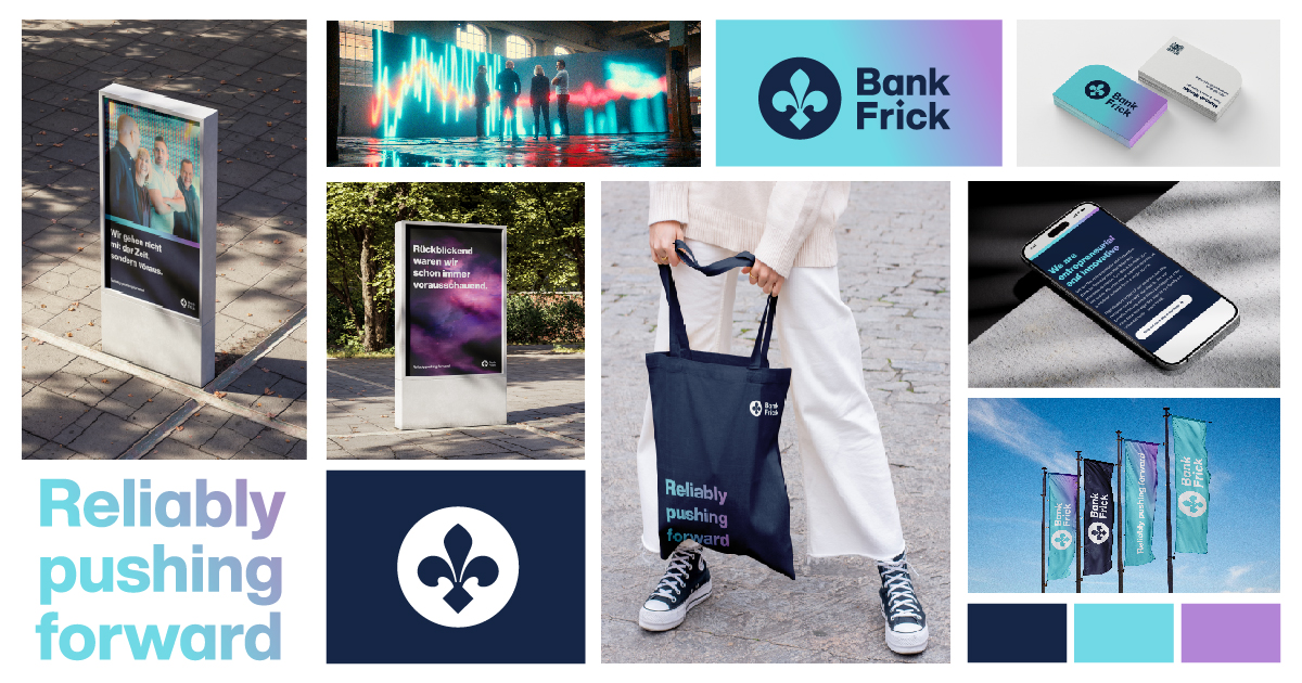 Brand - das neue Markendesign | Bank Frick